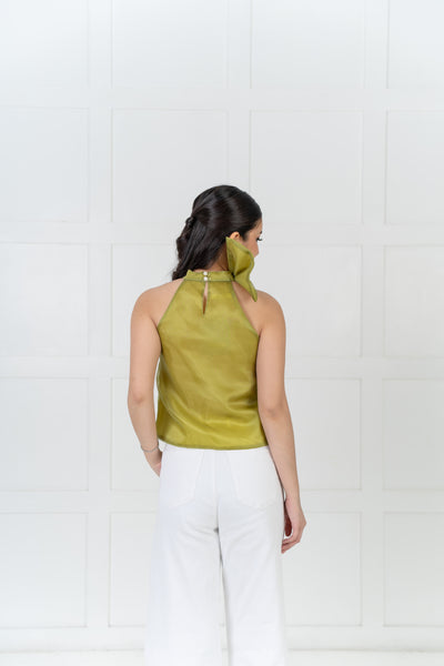 Laura Halter 2way Top - Lime Green – Wear Sundays