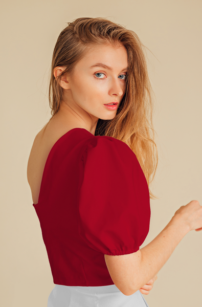 Denise Top - Red – Wear Sundays